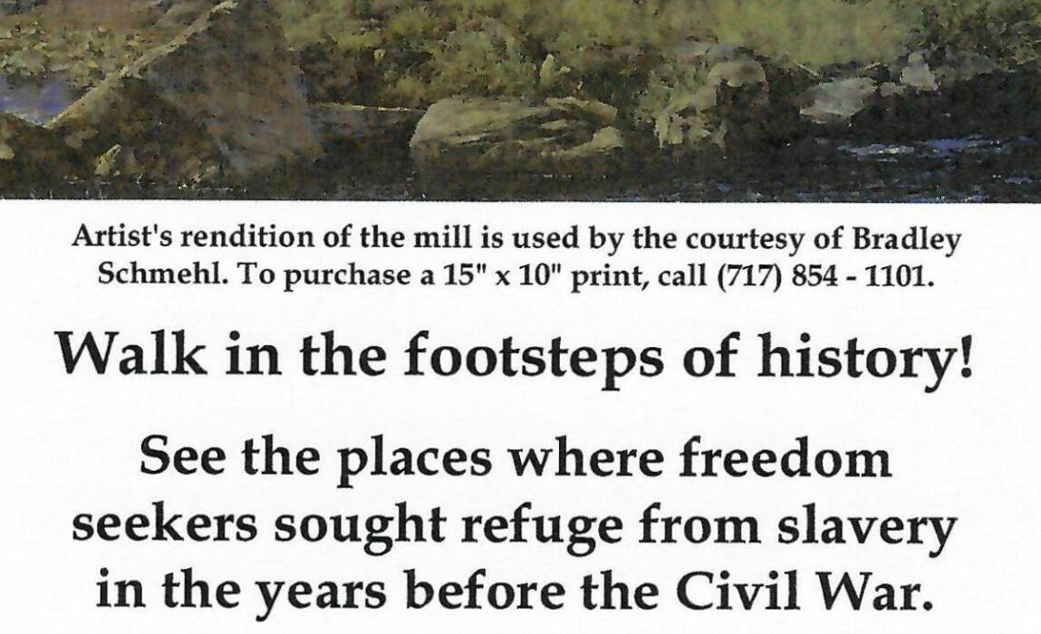 Underground Railroad at McAllister's Mill - Getaways On Display