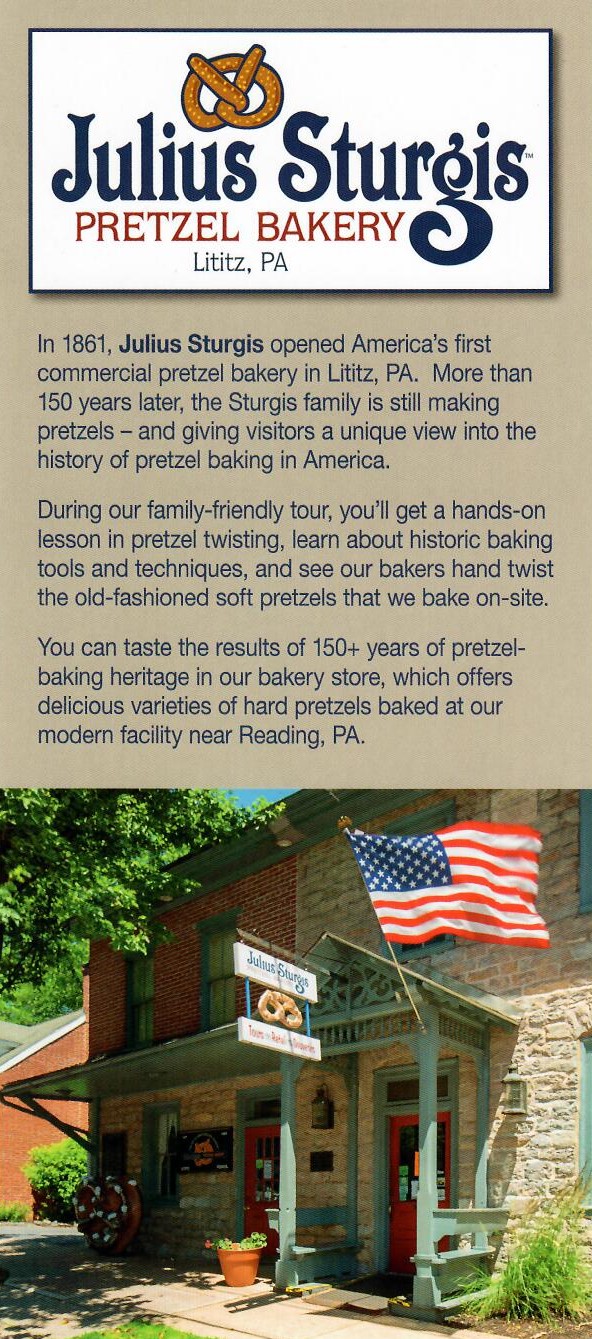 Julius Sturgis Pretzel Bakery - Getaways On Display
