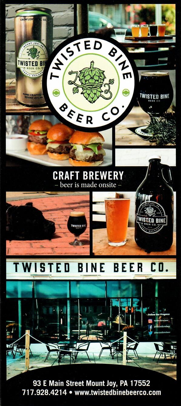 Twisted Bine Beer Co. - Getaways On Display