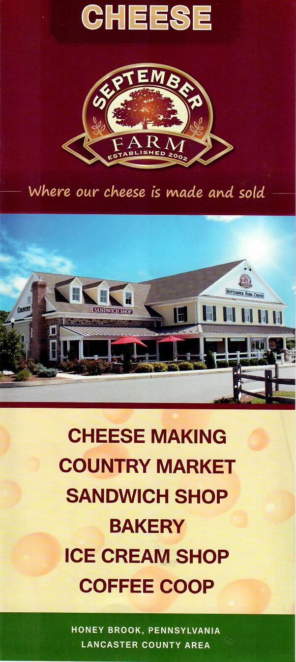 September Farm Cheese Country Store & Sandwich Shop - Getaways On Display
