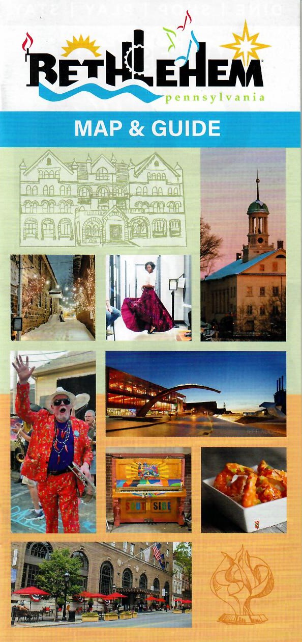 Bethlehem, PA Map & Guide - Getaways On Display