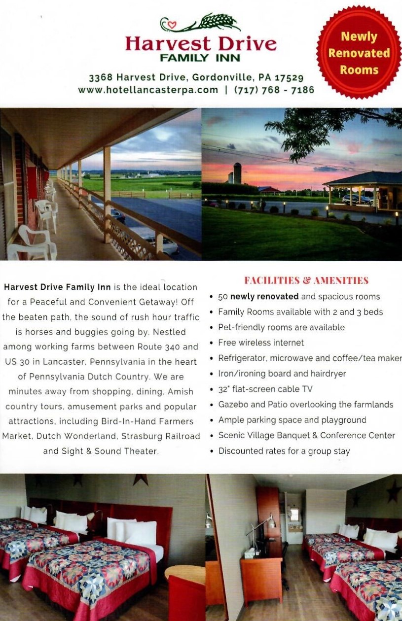 Harvest Drive Family Inn - Getaways On Display