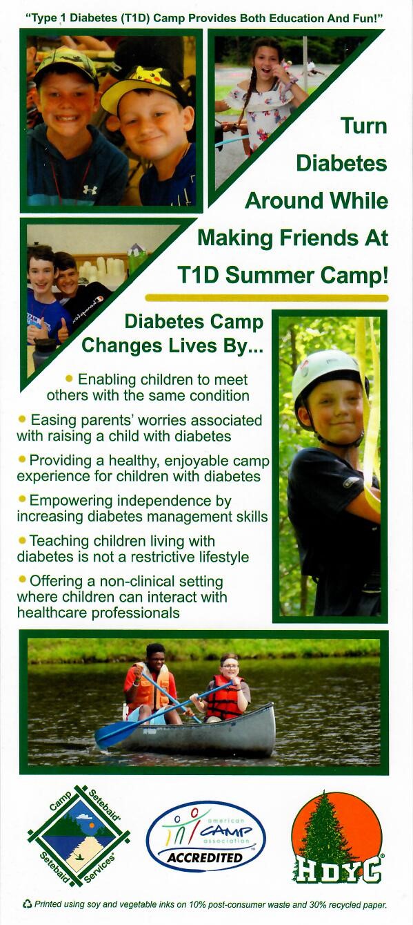 Camps for Youth with Diabetes - Getaways On Display