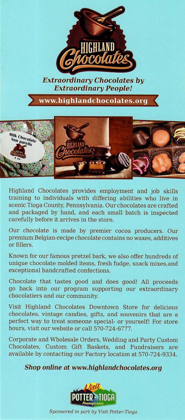Highland Chocolates - Getaways On Display