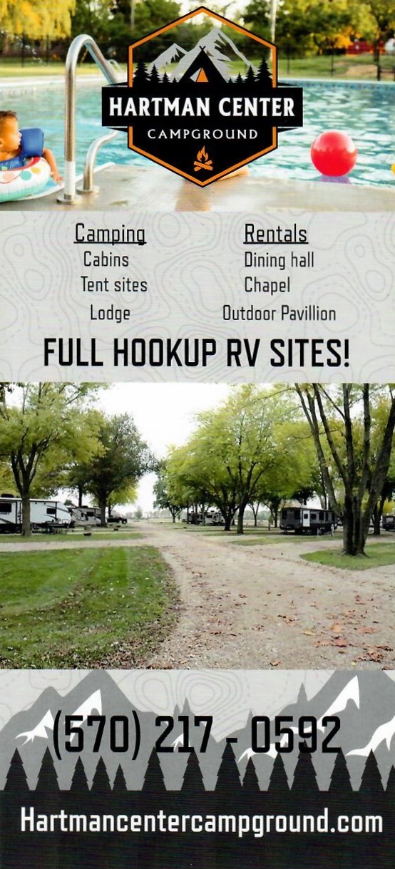 Hartman Center Campground - Getaways On Display