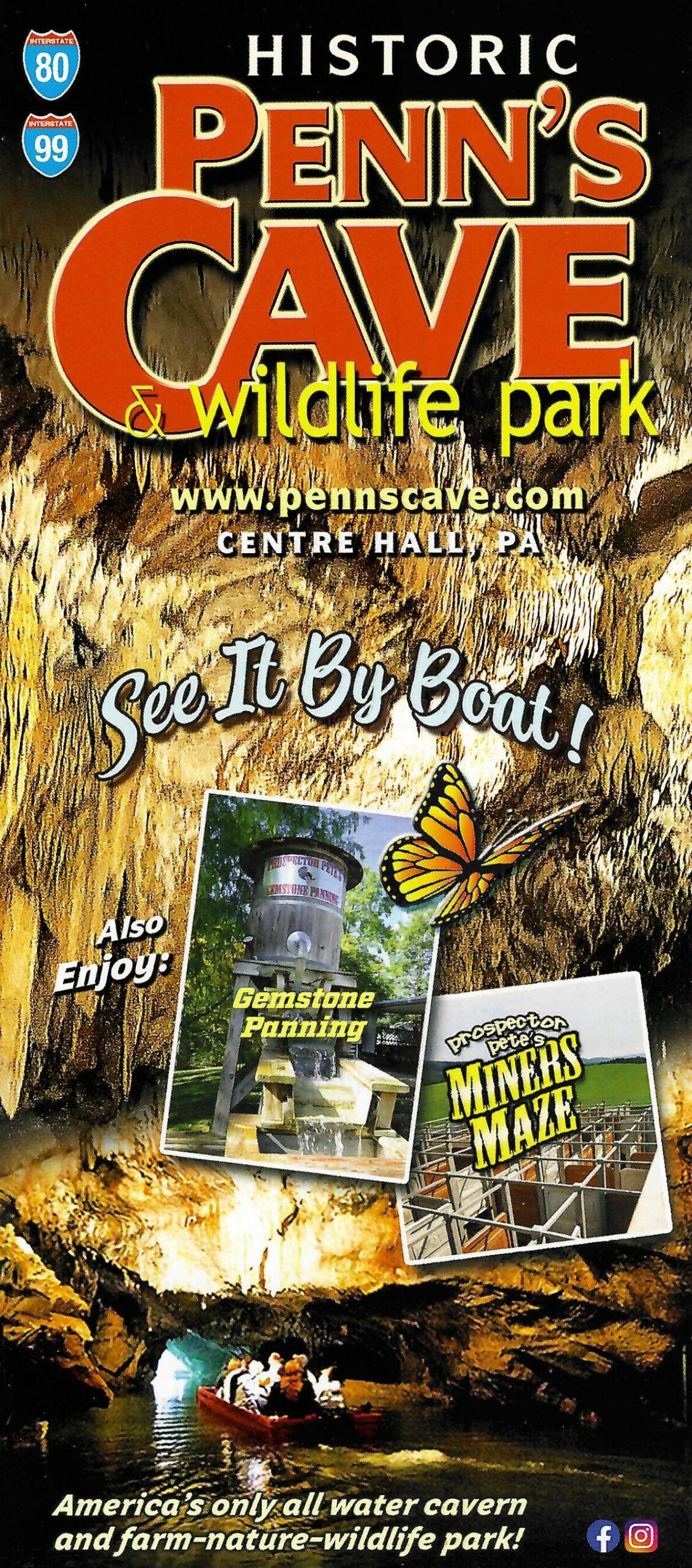 Historic Penn's Cave & Wildlife Park - Getaways On Display