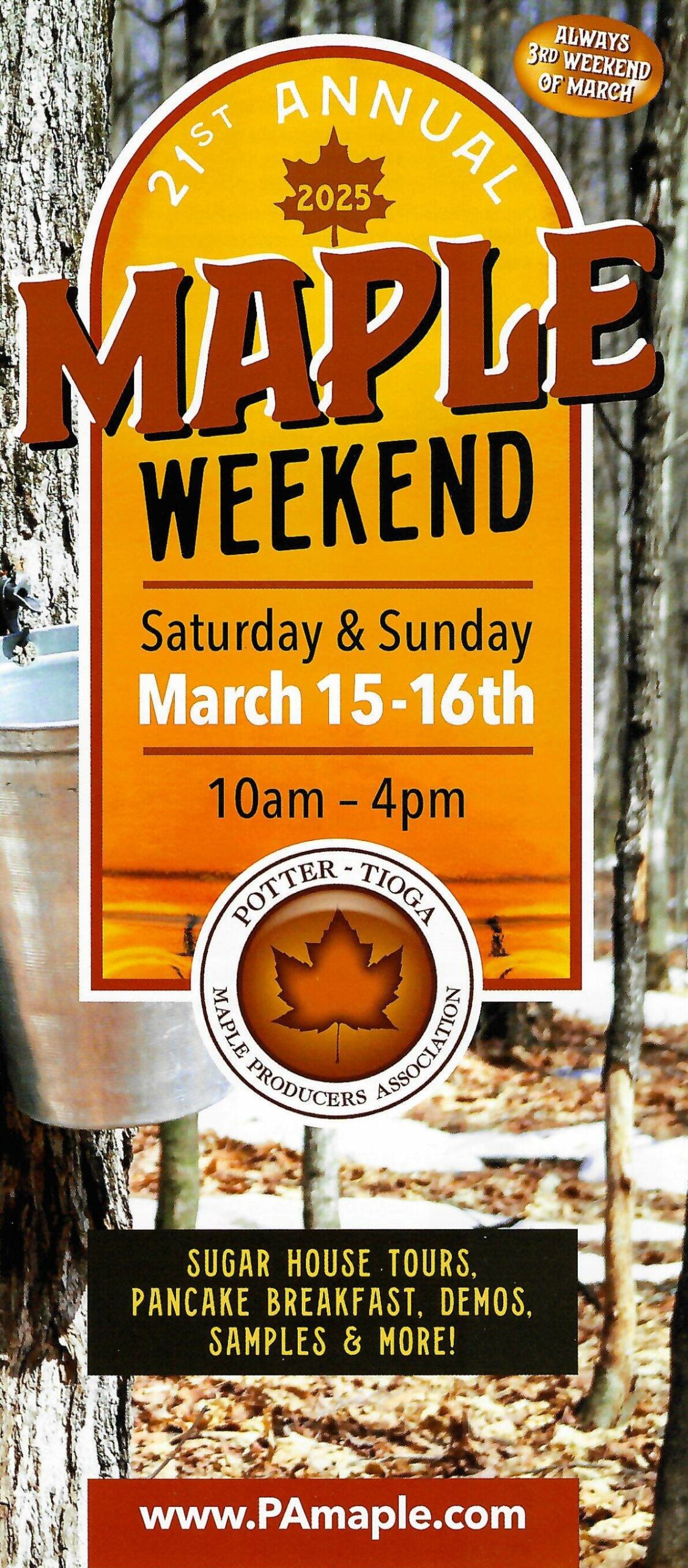 Potter-Tioga Maple Weekend 2025 - Getaways On Display