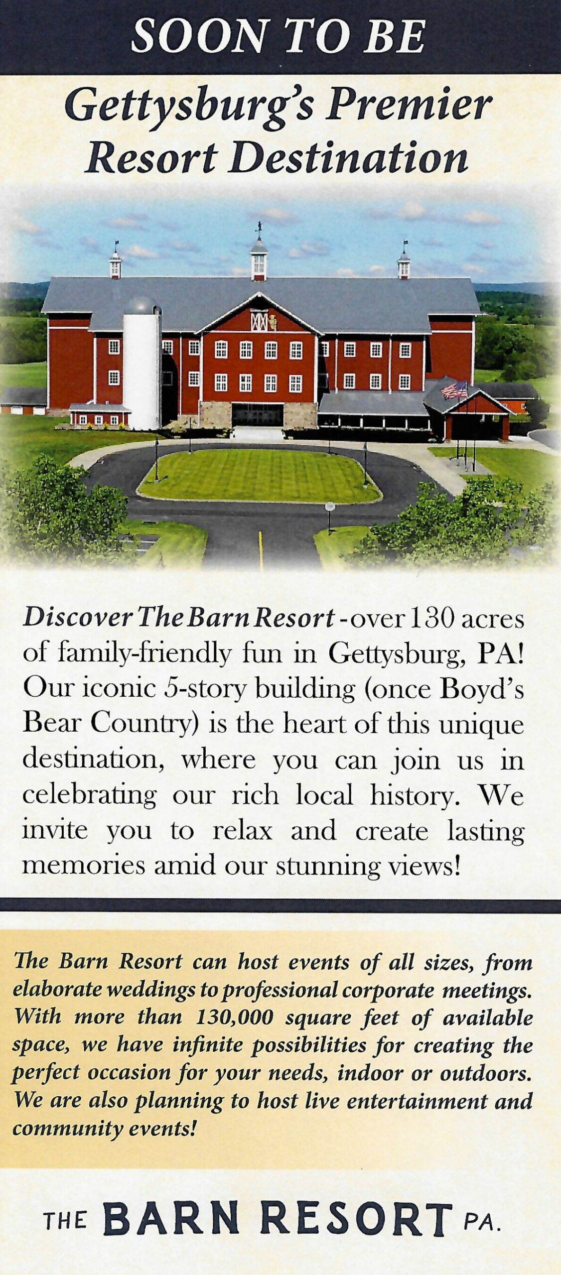 The Barn Resort - Gettysburg's Premier Resort Destination - Getaways On ...