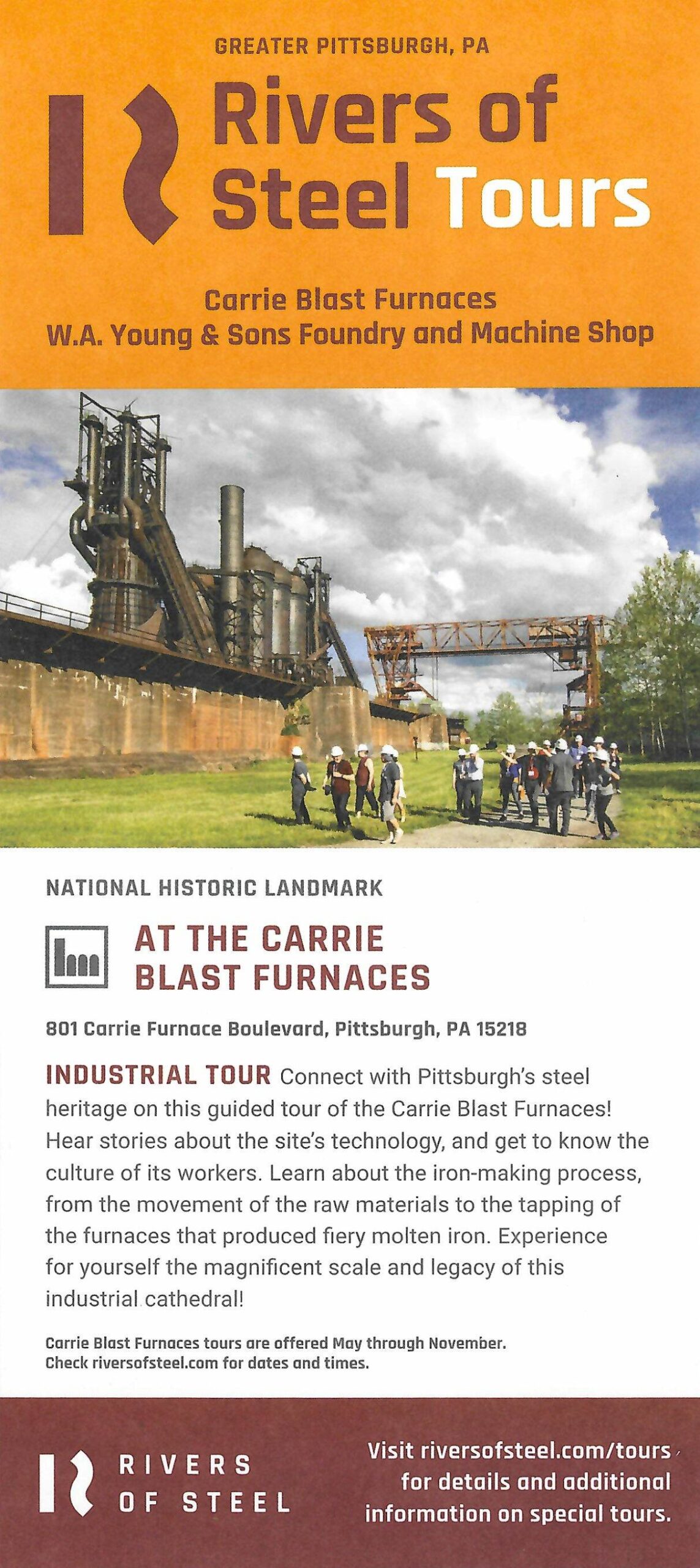 Rivers of Steel Tours - Getaways On Display