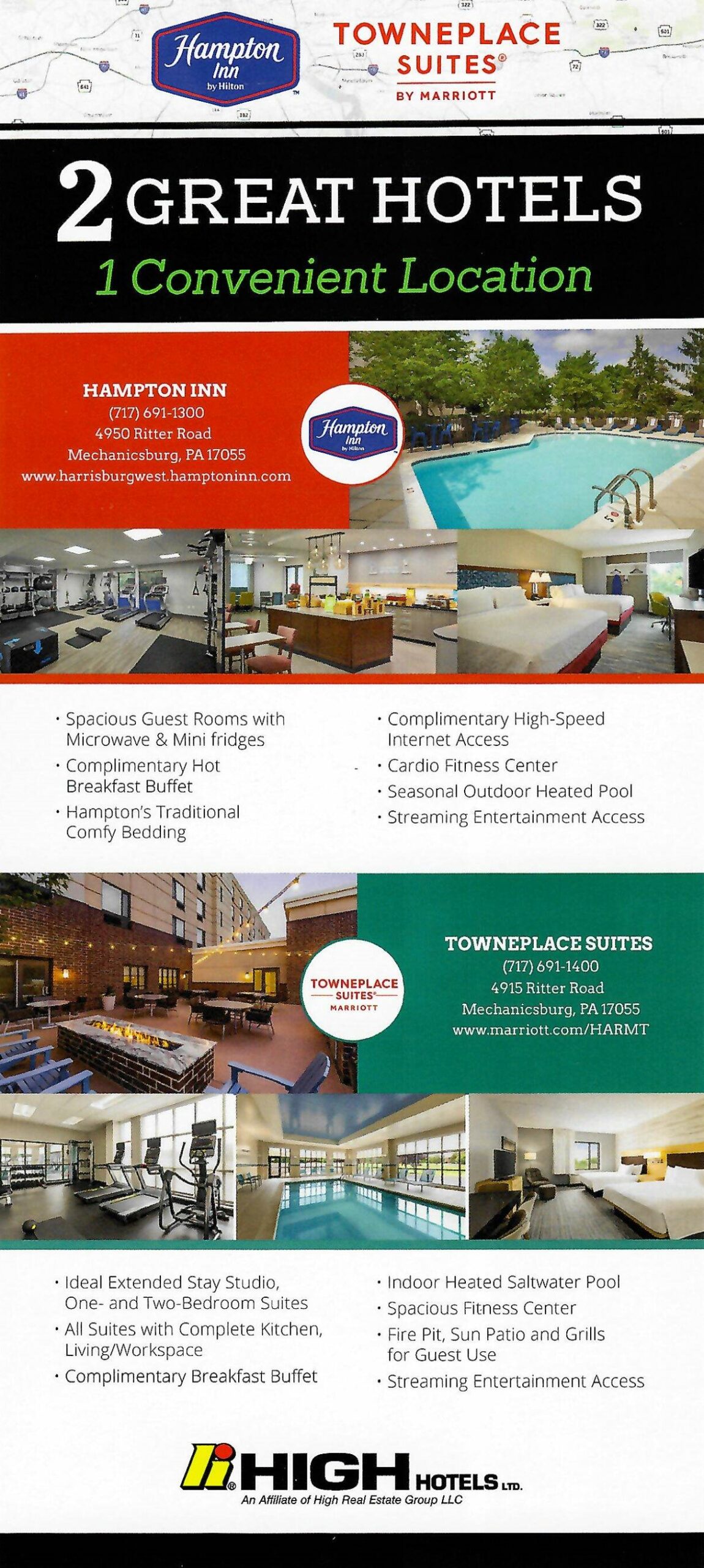 High Hotels - 2 Great Hotels, 1 Convenient Location - Getaways On Display