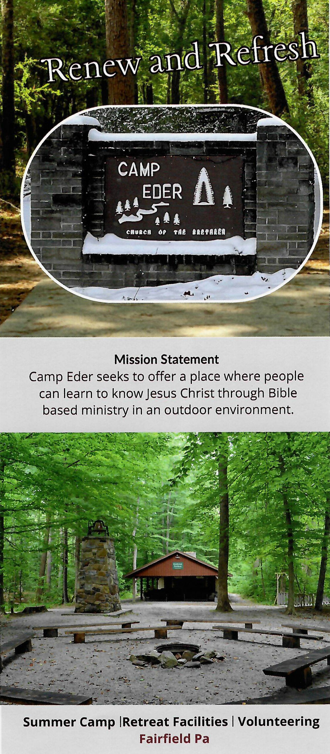 Camp Eder - Renew and Refresh - Getaways On Display