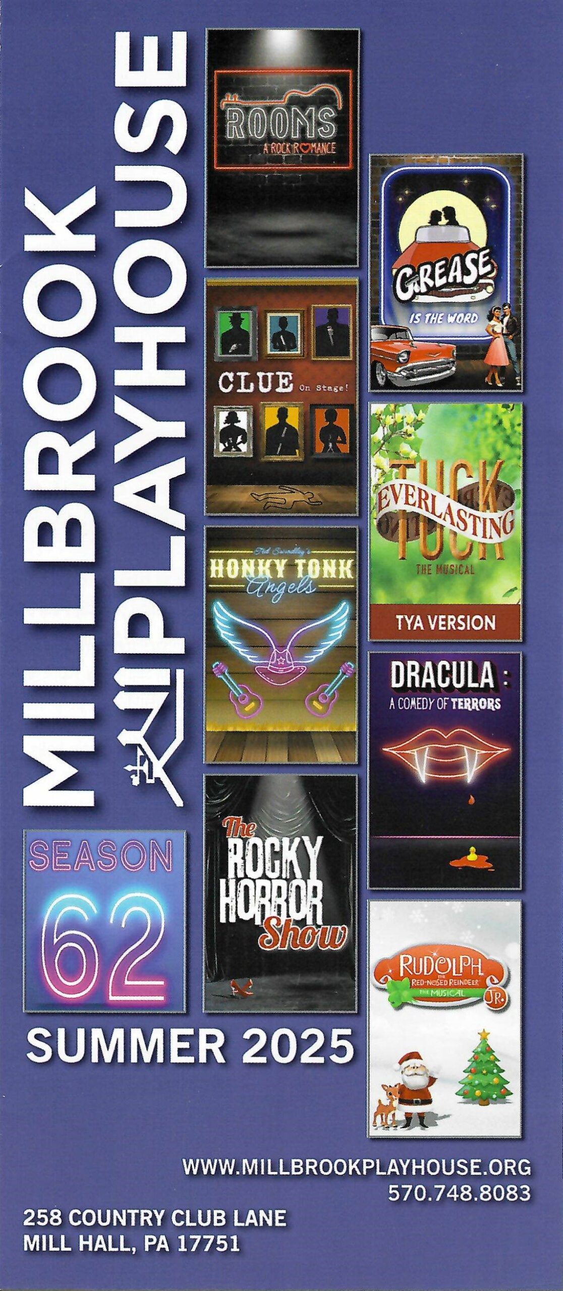 Millbrook Playhouse - 2025 Season - Getaways On Display